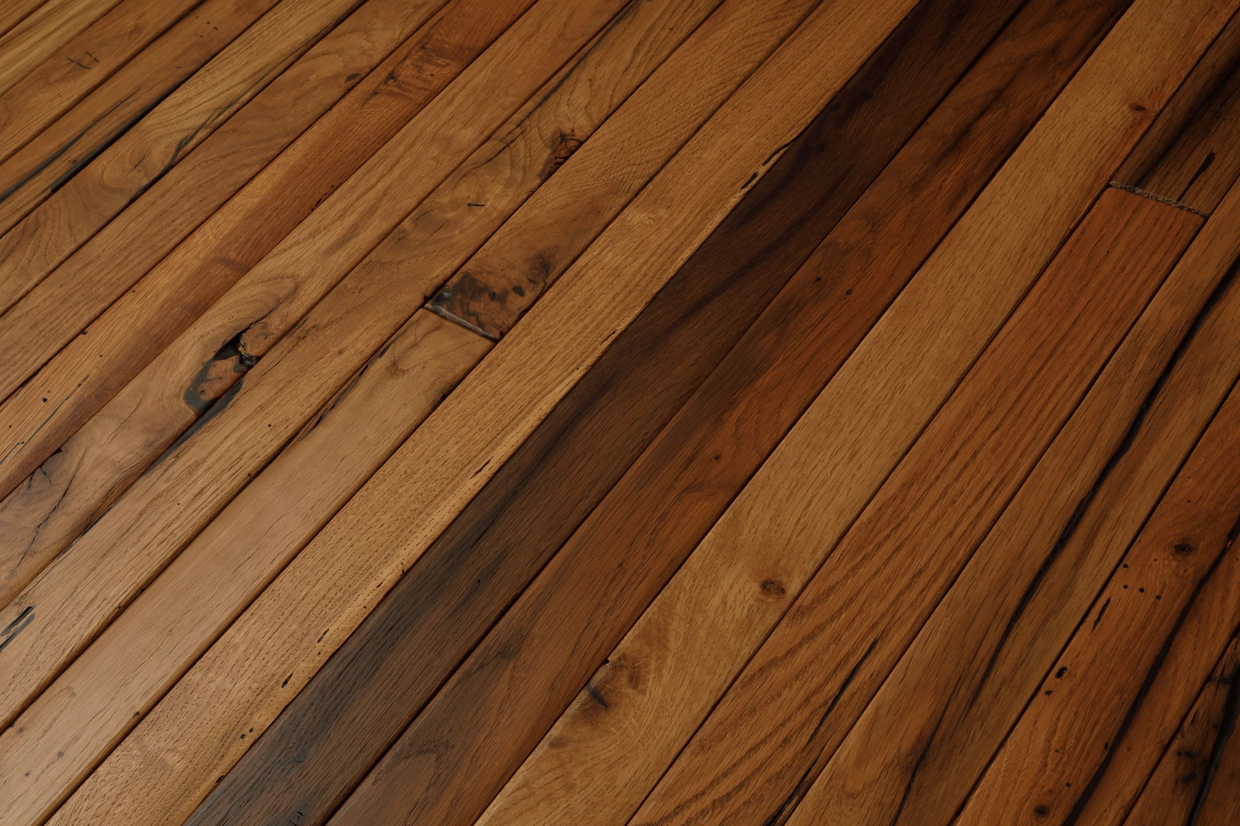 Hand Bevelled Reclaimed Barn Oak Narrow Strips Natural Oiled & Wax ...