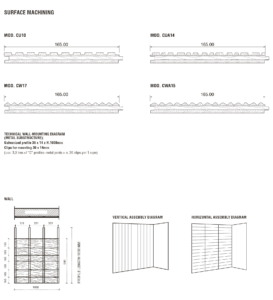 Fluted Wall Panelling Oak Pure White Ombre | Urbane Living