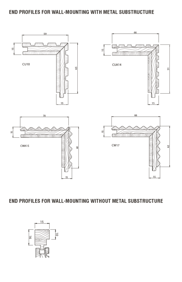 Fluted Wall Panelling Oak Rose | Urbane Living