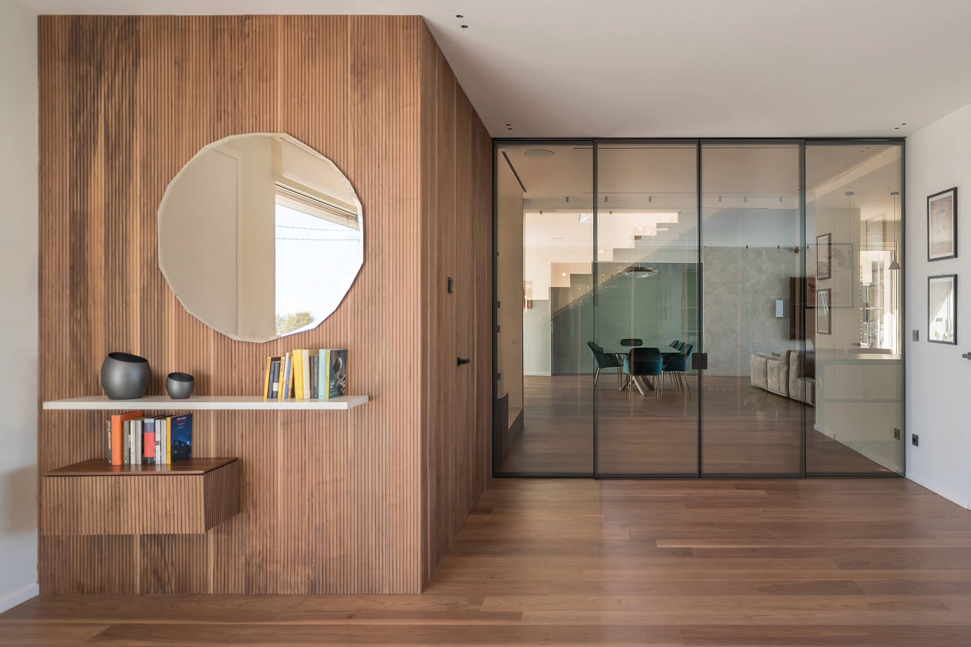 Fluted Wall Panelling American Walnut | Urbane Living